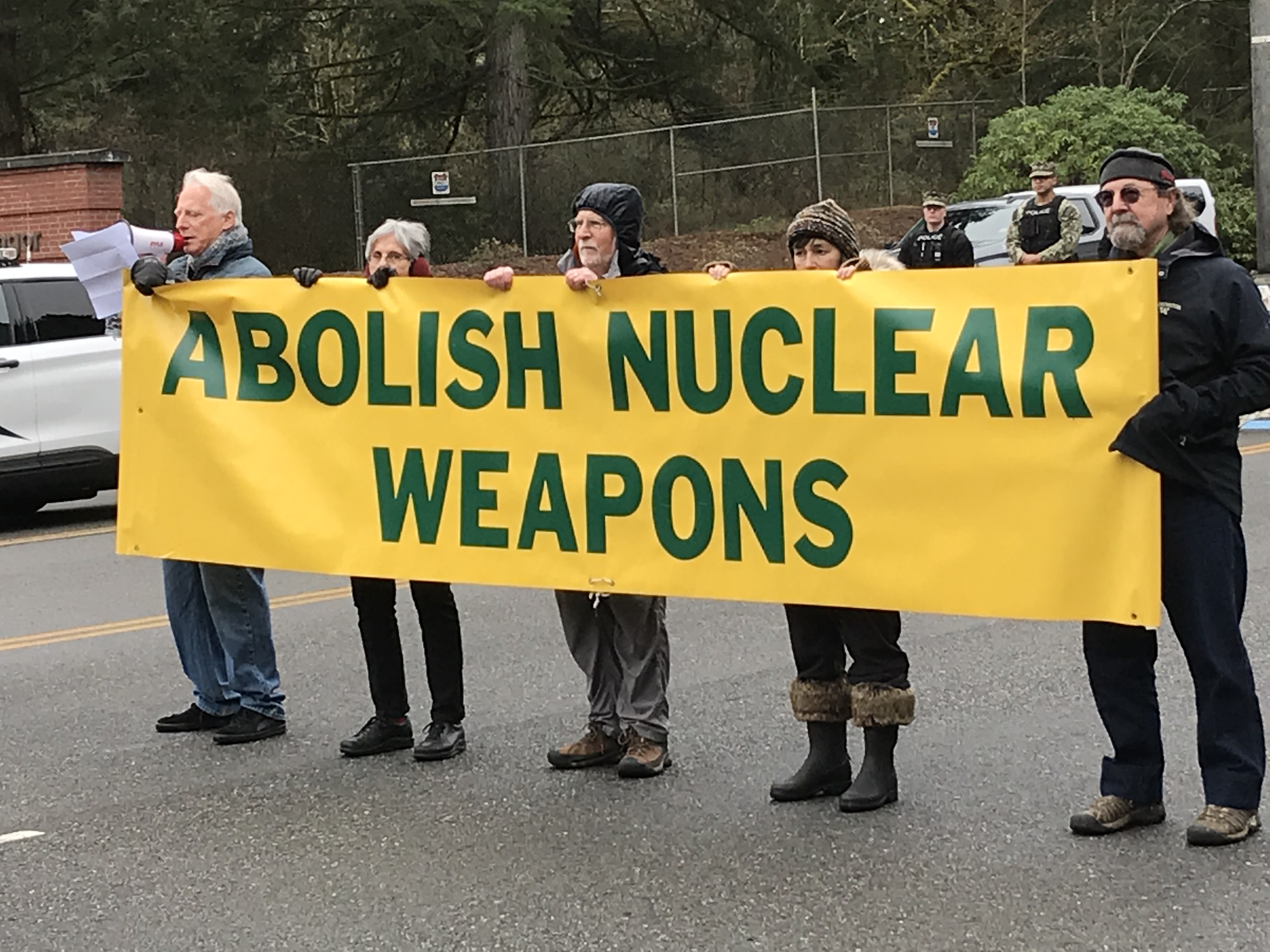 Activists arrested in Trident submarine blockade at Kitsap-Bangor Naval ...